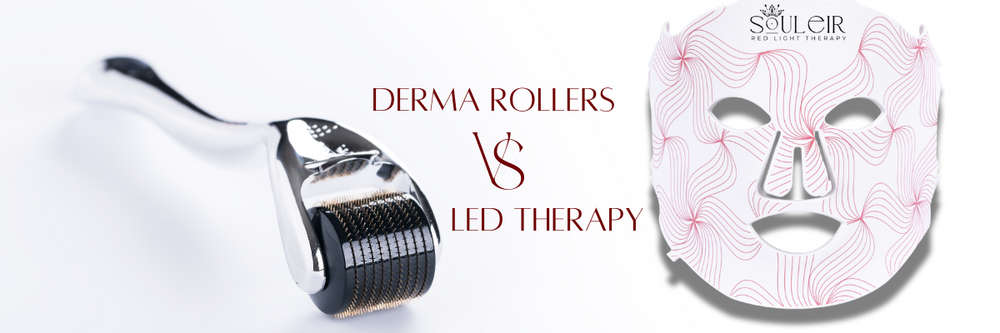 Derma Rolling vs. LED Therapy Masks: Unveiling the Best Skincare Techn